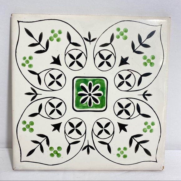 FUJIMIYAKI TILE WORKS | Accents | Vintage Fm Trademark Japan Hand ...